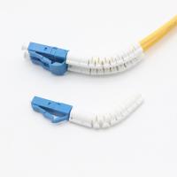 China Flex Angle Boot Fiber Optic Patch Cord Duplex / Simplex Flexible In Any Direction for sale