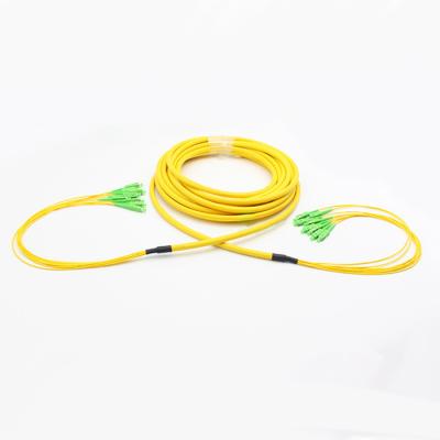 China Data Center Multi Core Fiber Optic Cable Assemblies SC/APC-SC/APC Singlemode OS2 50M for sale