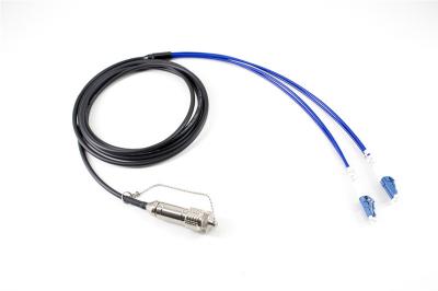 China Enchufe y zócalo al conector impermeable de cable de fribra óptica del LC de la base de encargo ODC de las asambleas 4 en venta