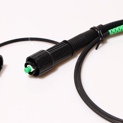 China Huawei mini SC/apc to SC/apc Pre Connectorized Drop Cable Patch Cord, Outdoor waterproof fiber optic cable assemblies for sale