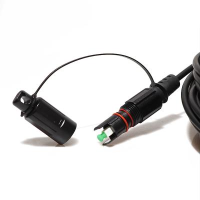 China SC/APC a los cordones de remiendo pre Connectorized del cable de descenso de la asamblea de cable de la fibra de SC/APC FTTH en venta