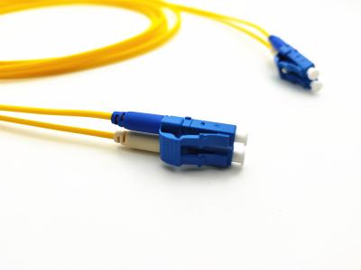 China De korte van de Verbindingsdraadkabels LC LC van de Laarsvezel Optische Enige Wijze Duplexg657a LSZH 3 Meters Te koop