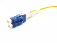 China Single Mode Duplex Fiber Optical Patch Cord LC Switchable Uniboot Customized Length for sale