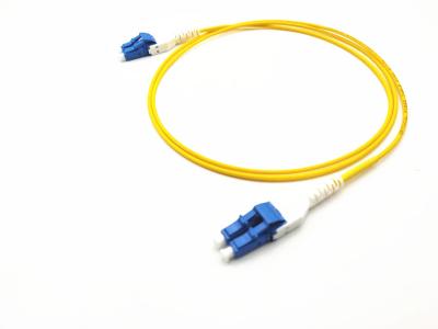 China High Density Uniboot LC Fiber Optical Patch Cord Single Mode Duplex G652D G657A for sale