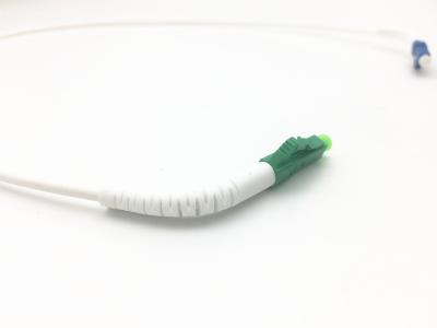 China LC Flex Angle Boot FFiber Optical Patch Cord LC/UPC To LC/APC Single Mode Simplex 3.0mm LSZH for sale