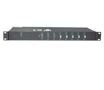 China 16/18 Channel Wavelength Division Multiplexer Single / Dual Fiber Rack Mounted DWDM Mux for sale