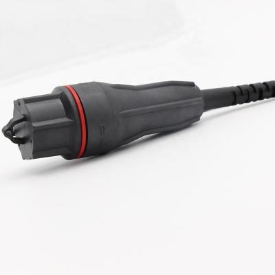 China Rugged FULLAXS To LC Fiber Optic Assembly Duplex Single Mode OS2 G657A2 GYFJH 4.8mm LSZH for sale
