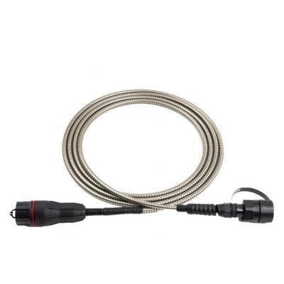 China FTTA Cpri Armored Patch Cord FULLAXS LC To ODVA LC For Telecom Wireless Base Station for sale