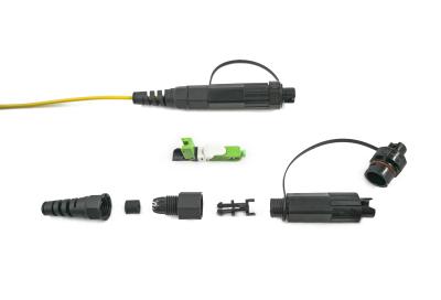 China H Adapter LSZH Jacket G652D G657A Fibre Optic Cable Connector for sale