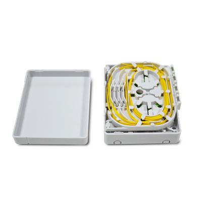 China ABS Plastic SC/APC Shutter Adapter FTTH Fiber Optic Termination Box for sale