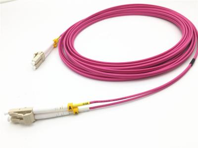Multimode OM4 Duplex 3m 5m 7m PVC Lc Lc Fiber Patch Cord