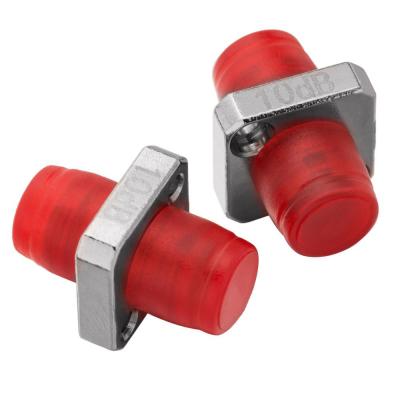 China 1310/1550nm Single Mode FC Fixed Flanged Fiber Optic Attenuator for sale
