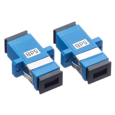 China SC/UPC SC/APC Single Mode Fixed Fiber Attenuator Female to Female 3dB, 5dB, 10dB, 15dB, and 20dB for options for sale