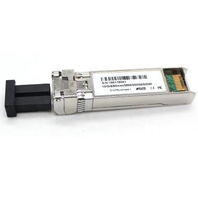 China 10G SFP+ Dual Fiber LC 300m SR Optical Transceiver Module for sale