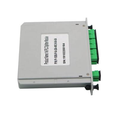 China Temperature Stable LGX Box 1x6 PLC Splitter Module for sale