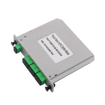 China Temperature Stable LGX Box 1x6 PLC Splitter Module for sale