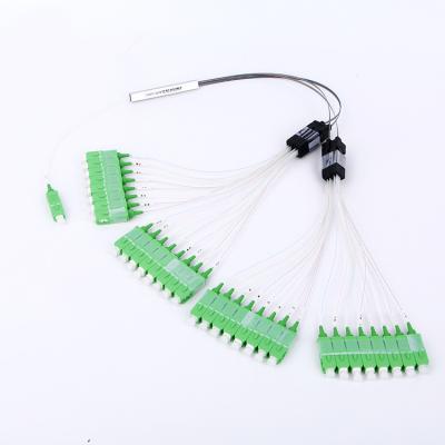 China 1x16 PLC SC/APC Ribbon FTTH Fiber Optic Splitter for sale