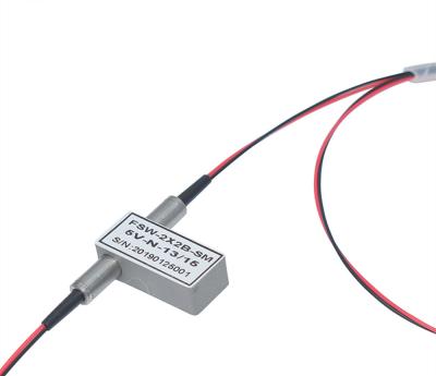 China 2x2 Bypass Mechanical Fiber Optic Switch 1310/1550nm for Optical network protection for sale
