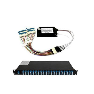 China 100GHz 48 Channel DWDM Athermal AWG Division Multiplexer for sale
