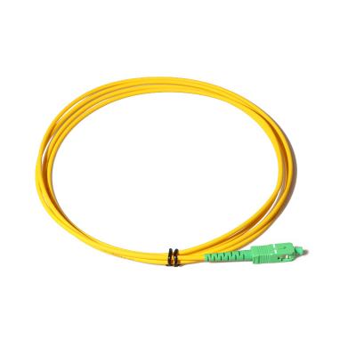 China SC APC/UPC 9/125um G657A2 LSZH Single Mode Pigtail for sale