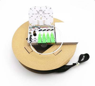 China SC/APC Shutter Adapter G657A1 FTTH Drop Cable Fiber Optic Box for sale