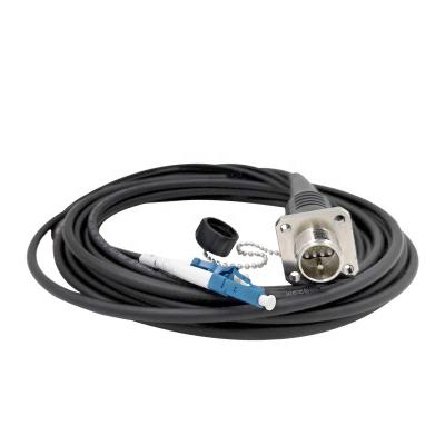 China Rugged ODC-LC Plug Socket TPU Fiber Optical Patch Cord for sale
