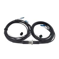 China Rugged ODC-LC Plug Socket TPU Fiber Optical Patch Cord for sale