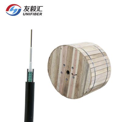 비 금속성 G652D PE 덮개 GYXTW는 브레이크아웃 케이블을 강화했습니다