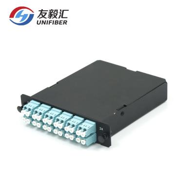 China 1x24F SPCC 24 Core MPO LGX Fiber Optic Patch Panel for sale