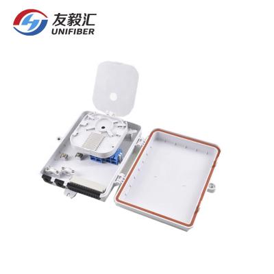 China FTTH 8 Port 1x4 1x8 PLC Splitter Fiber Termination Cabinet for sale