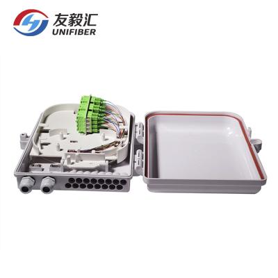 China ABS 24 Core SC FTTH FTTB Fiber Optic Termination Box for sale