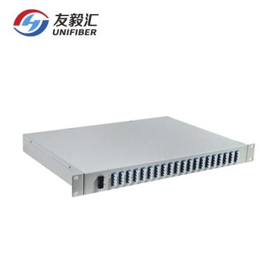 China Berg des Gestell-1U 80CH 50Ghz athermales Modul AWG-Lehre DWDM zu verkaufen