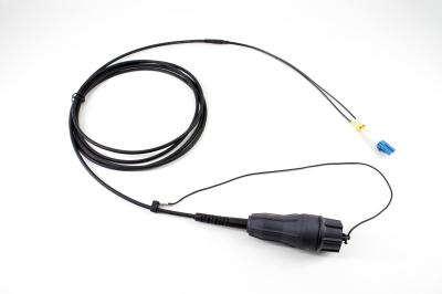 China FTTA FullAXS LC UPC Duplex Fiber Optic Patch Cord 7.0mm G657A1 LSZH Jacket for sale