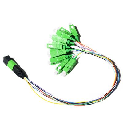 China Multimode 8/12/24 Core LSZH 0.5m MPO MTP Patch Cord for sale