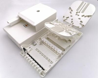 China ABS PC 8 Port IP55 SC FTTH Optical Distribution Box for sale
