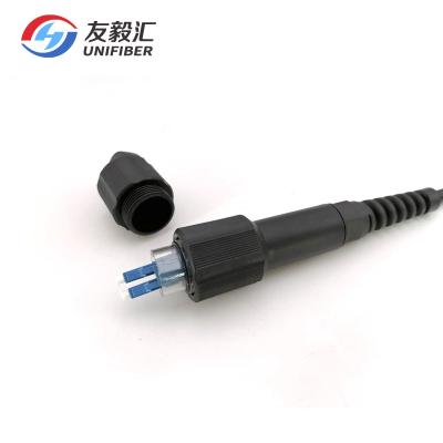 China CPRI PDLC al cable del remiendo de la fibra óptica del duplex G657A1 7.0m m del LC en venta