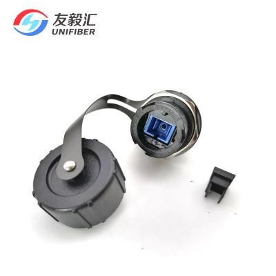 China IP67 Waterproof FTTA ODVA Socket SC Bulkhead Adapter for sale