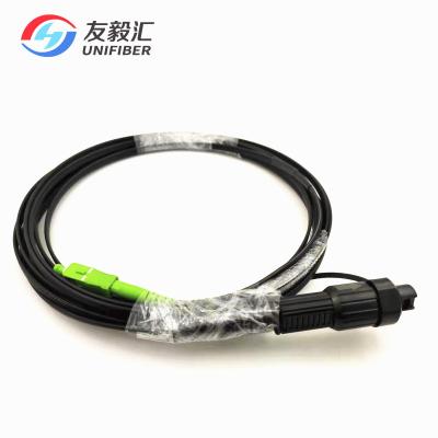 China SC/APC al cable de descenso de SC/APC G657A1 LSZH el 150m FTTH 2.0*5.0m m en venta