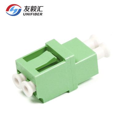 China FTTH Single Mode 0.9mm Wire LC/APC Fiber Optic Duplex Adapter for sale