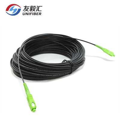 China G657A2 LSZH FTTH 30M Drop Cable Patch Cord SC/APC To SC/APC for sale
