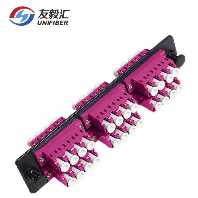 Cina 6 piatto di adattatore della fibra di LC 24fibers OS2 SPCC del quadrato dei porti in vendita
