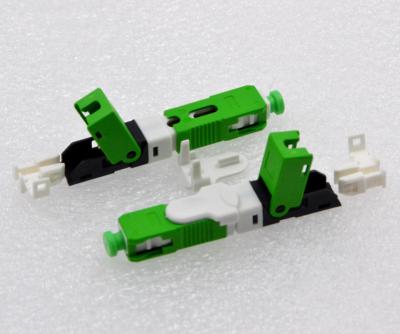 China FTTH Field Installable SC APC fiber quick connector for sale