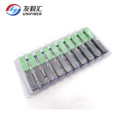 China Low Insertion Loss FTTH SC APC Fiber Optic Fast Connectors 10pcs/pack for sale