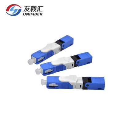 China ESC250D FTTH Field Installable Fiber Optic Quick Connector SC/UPC for sale