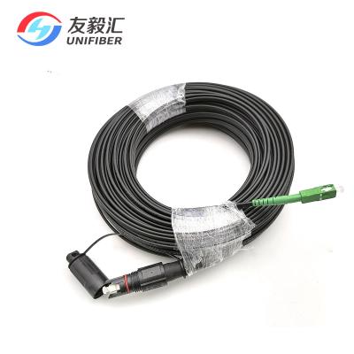 China Cable de descenso pre Connectorized del SC G657A2 APC de IP67 Optitap los 50M en venta