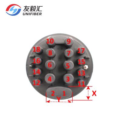 China FTTB Dome 576core Optical Fiber Junction Box 72 tray for sale
