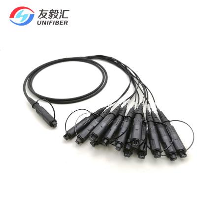 China MPO To LC/APC 24 Core Fiber Optic Cable Assemblies For FTTA for sale