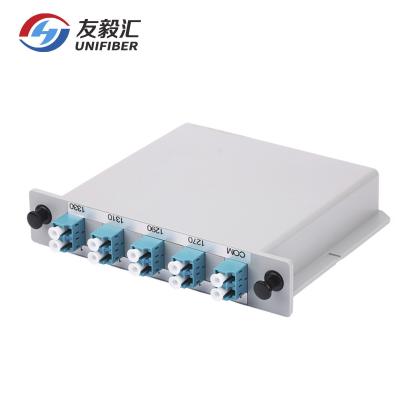 China 4/6/8 CH CWDM Mux Demux LGX Cassette Module LC Duplex for sale
