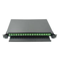 China 48 Splice SC APC Fiber Optic Patch Panel FTTx Patch Panel Enclosure for sale