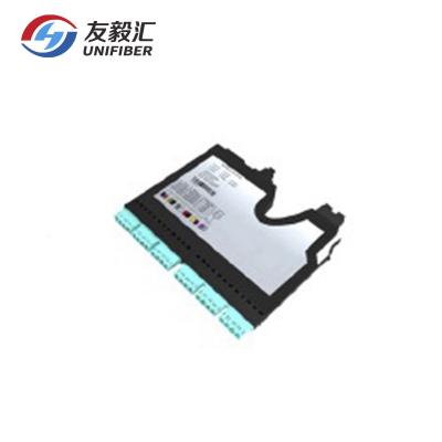 China MPO MTP LC Cassette Fiber Patch Panel Enclosure 12 Fiber MM Elite for sale